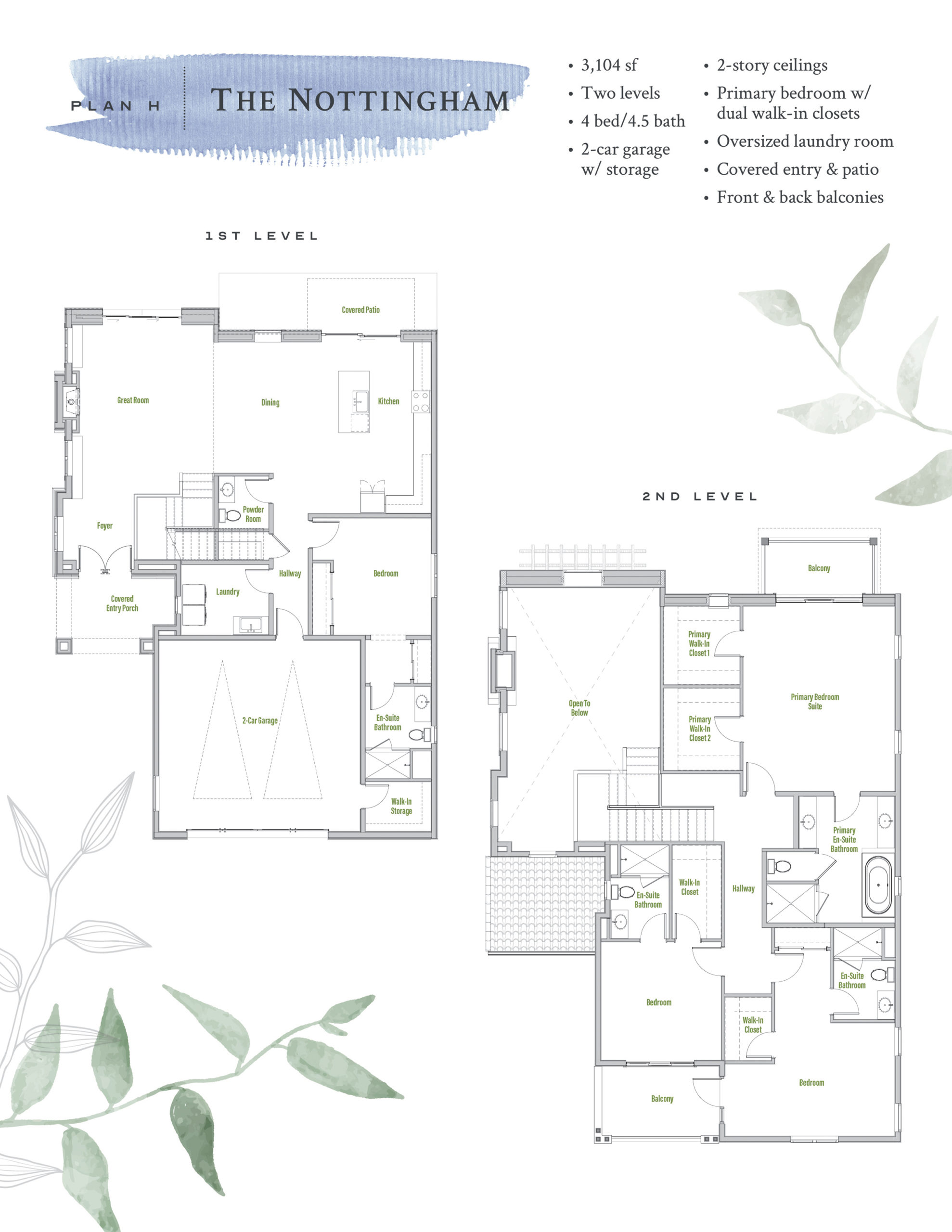 Experience Historic Elegance with Plan H - The Nottingham Homes